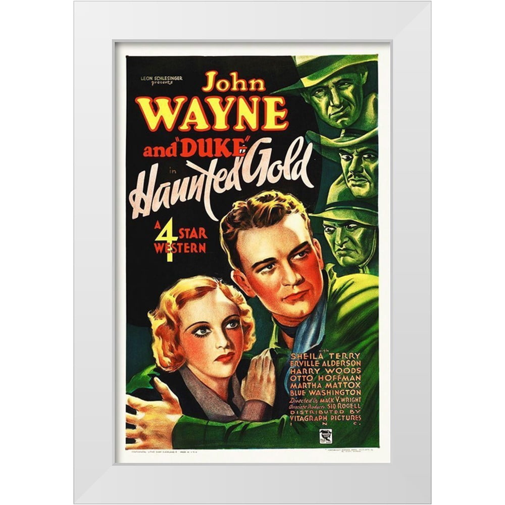 Hollywood Photo Archive 11x14 White Modern Wood Framed Museum Art Print Titled - Haunted Gold ...