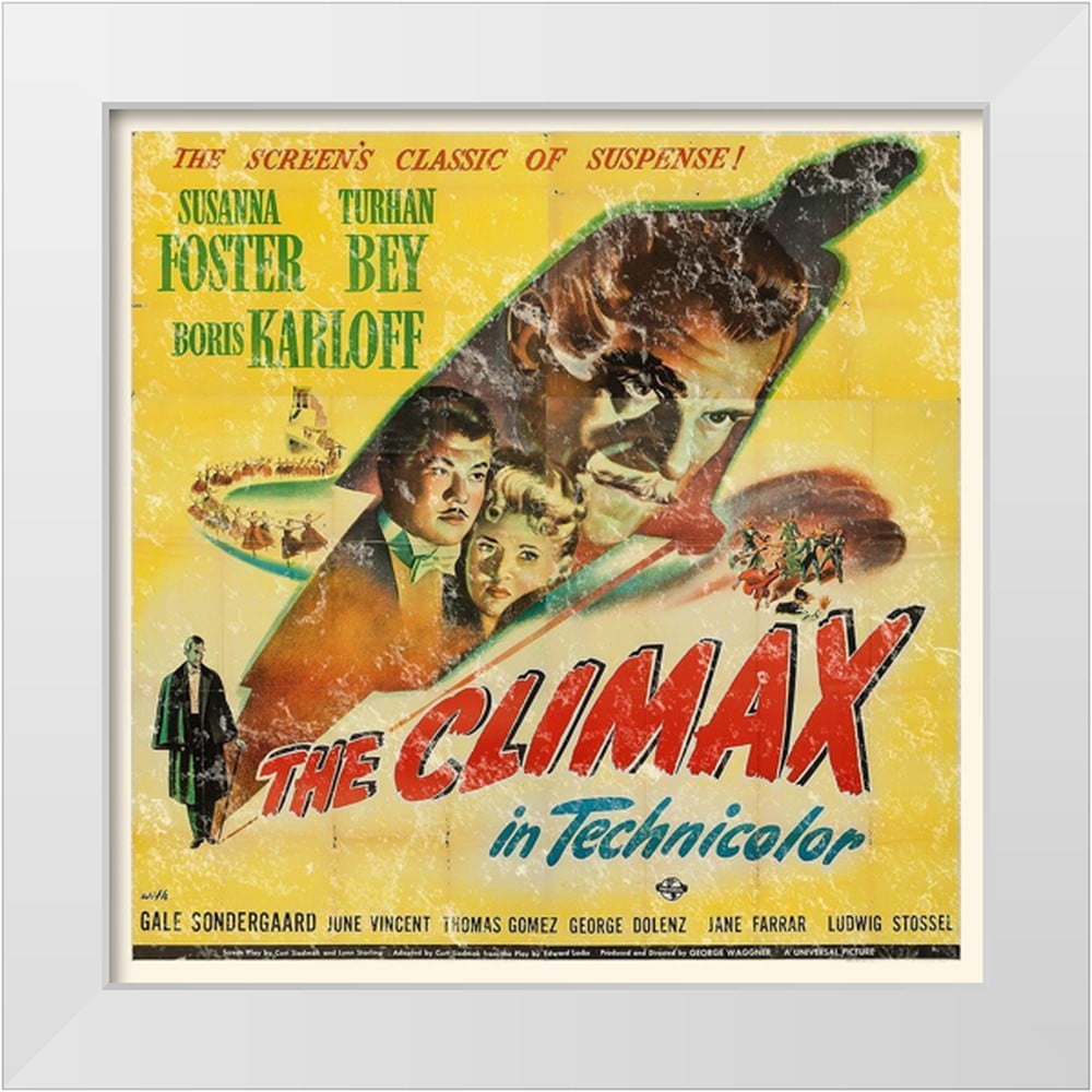 Hollywood Photo Archive 12x12 White Modern Wood Framed Museum Art Print Titled - The Climax ...
