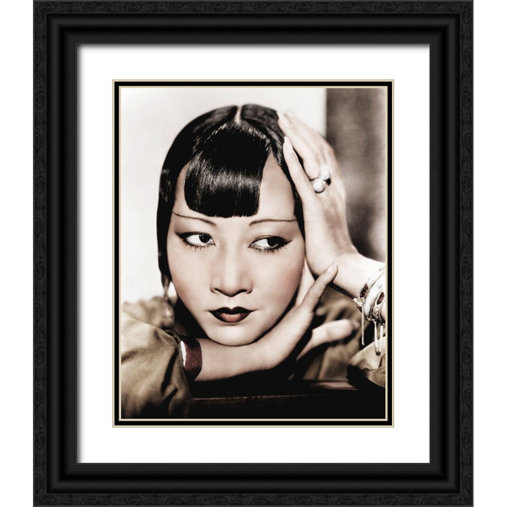 Hollywood Photo Archive 12x14 Black Ornate Wood Framed with Double Matting Museum Art Print ...