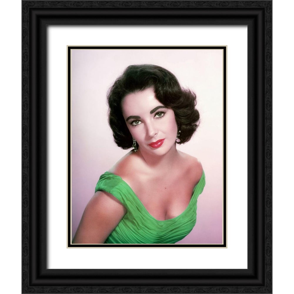 Hollywood Photo Archive 12x14 Black Ornate Wood Framed with Double Matting Museum Art Print ...