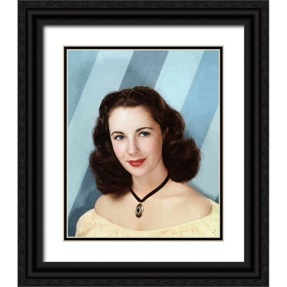 Hollywood Photo Archive 12x14 Black Ornate Wood Framed with Double Matting Museum Art Print ...