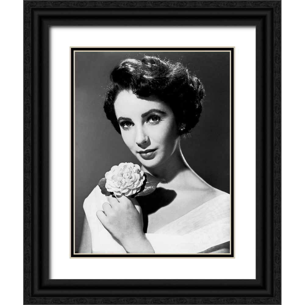 Hollywood Photo Archive 12x14 Black Ornate Wood Framed with Double Matting Museum Art Print ...