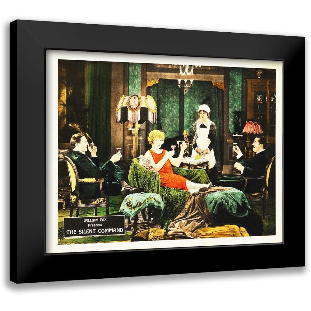 Hollywood Photo Archive 14x12 Black Modern Framed Museum Art Print Titled - The Silent Command ...