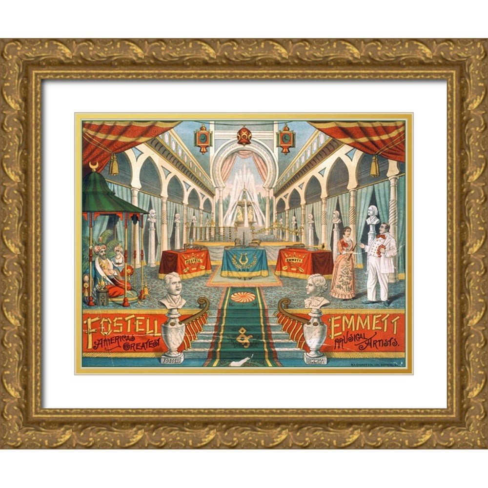 Hollywood Photo Archive 14x12 Gold Ornate Wood Framed with Double Matting Museum Art Print ...