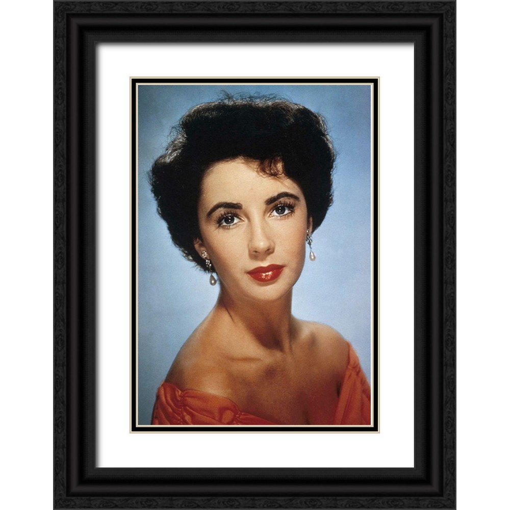 Hollywood Photo Archive 14x18 Black Ornate Wood Framed with Double ...