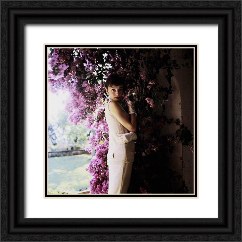 Hollywood Photo Archive 15x15 Black Ornate Wood Framed with Double Matting Museum Art Print ...