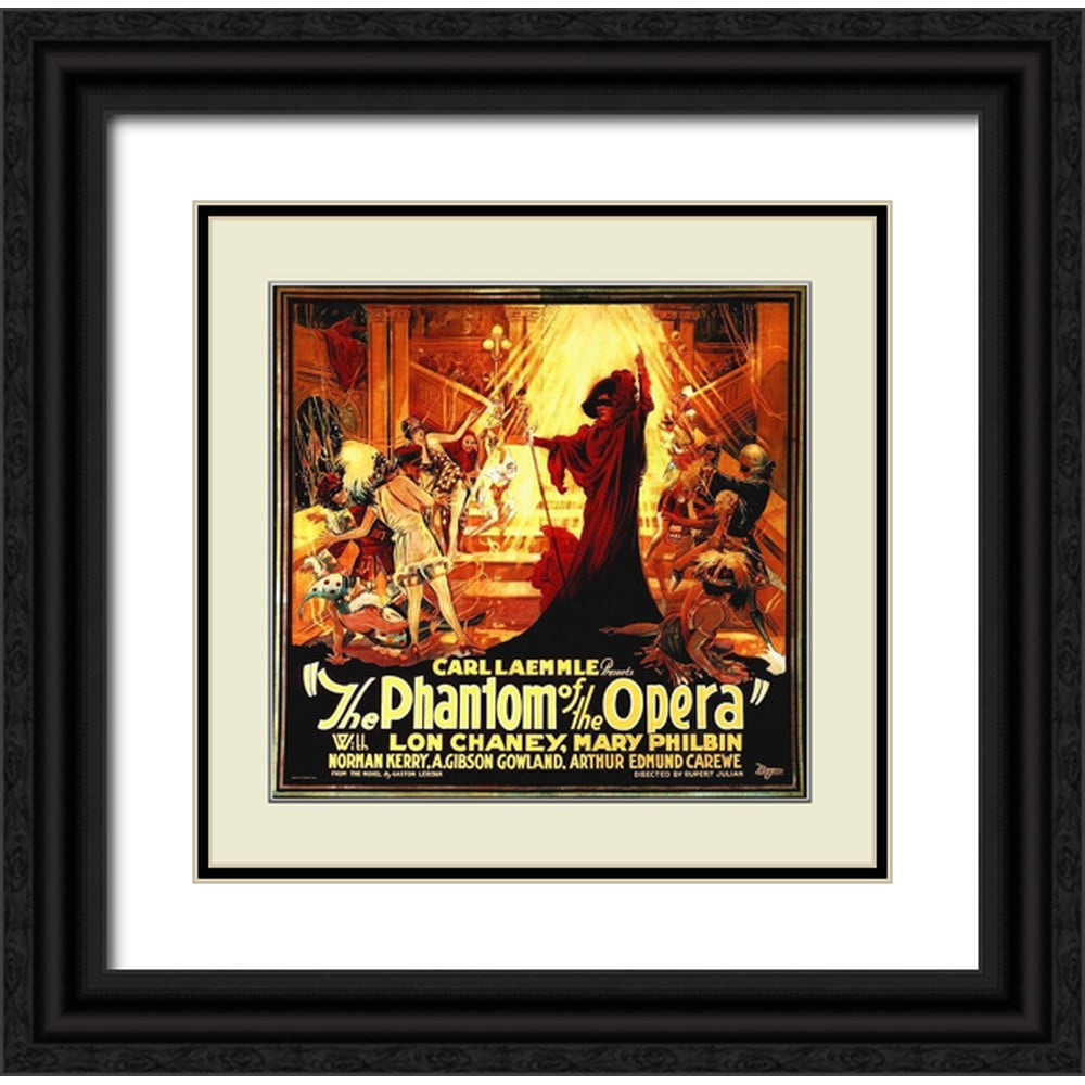 Hollywood Photo Archive 15x15 Black Ornate Wood Framed with Double ...