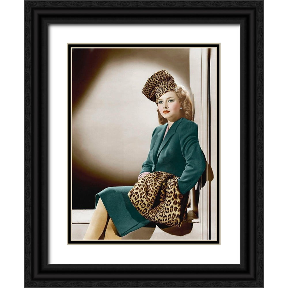 Hollywood Photo Archive 15x18 Black Ornate Wood Framed with Double Matting Museum Art Print ...