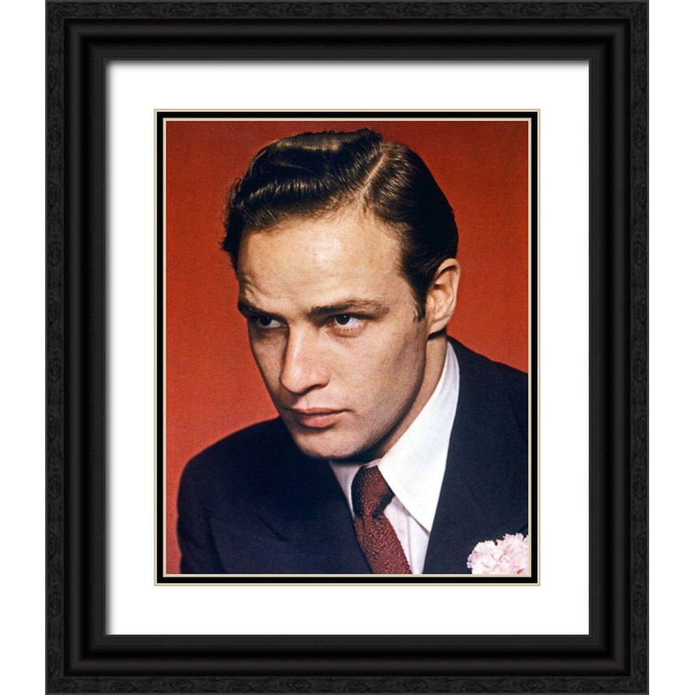 Hollywood Photo Archive 15x18 Black Ornate Wood Framed with Double Matting Museum Art Print ...