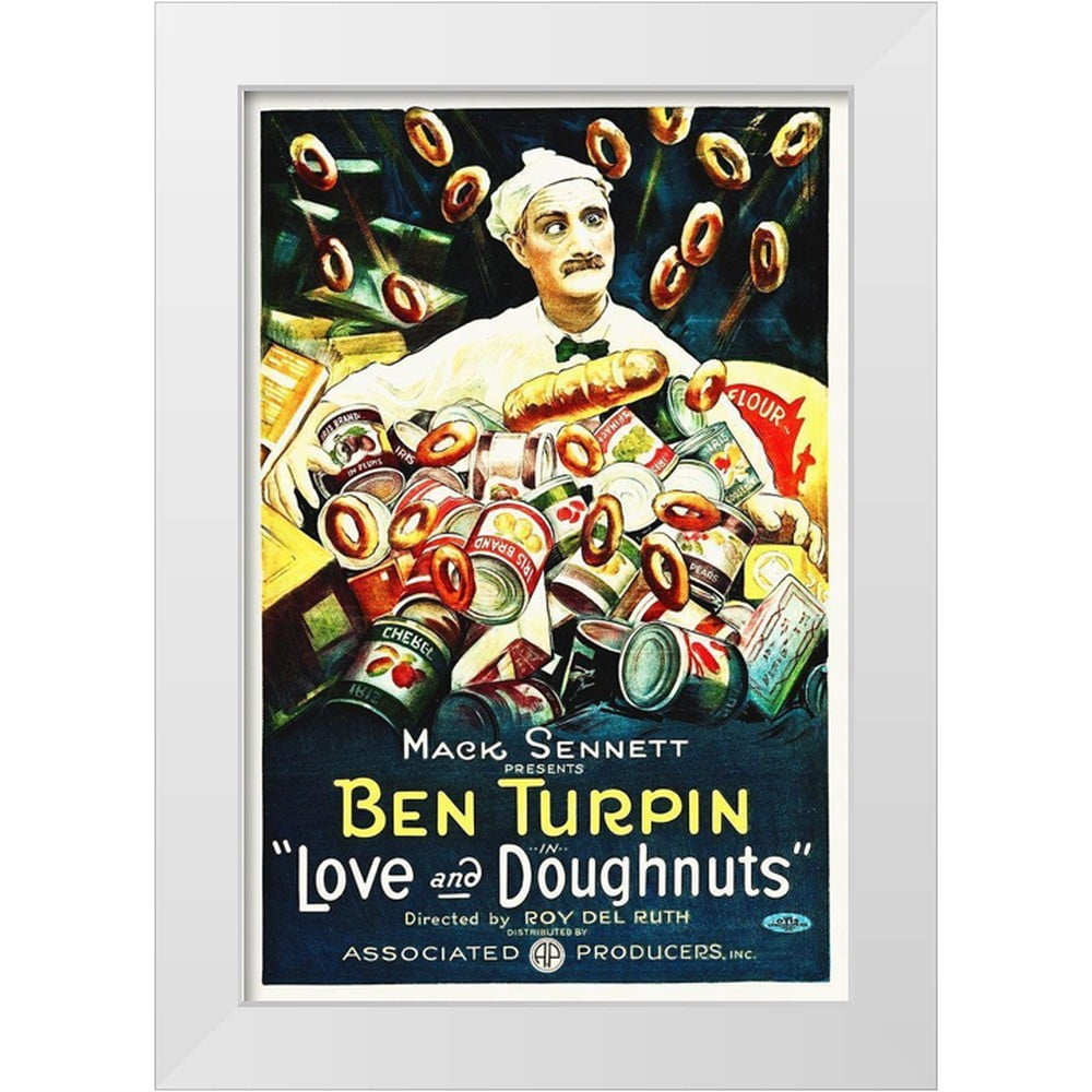 Hollywood Photo Archive 17x24 White Modern Wood Framed Museum Art Print Titled - Ben Turpin ...