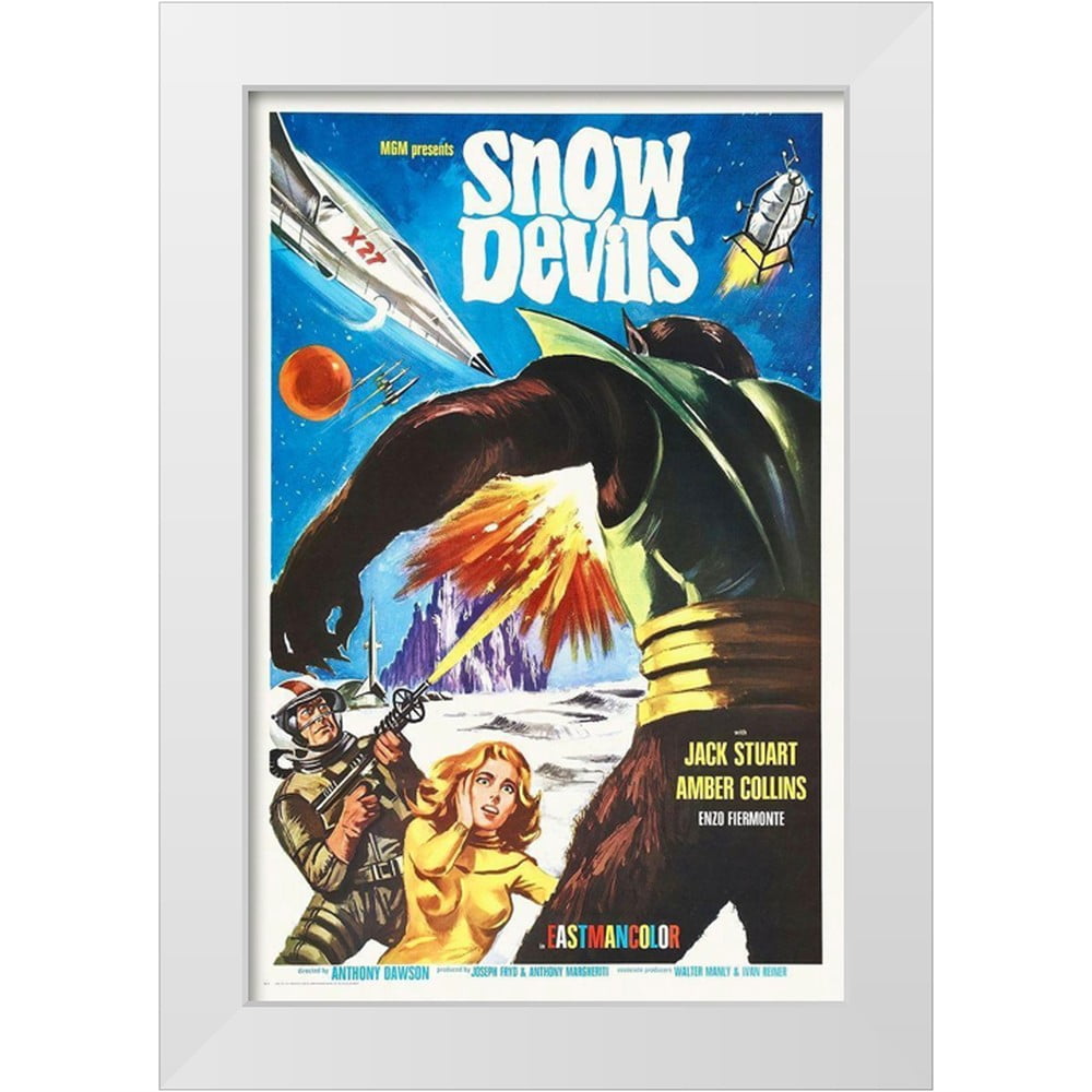 Hollywood Photo Archive 17x24 White Modern Wood Framed Museum Art Print Titled - Snow Devils ...