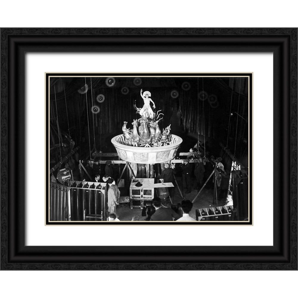 Hollywood Photo Archive 18x14 Black Ornate Wood Framed with Double ...