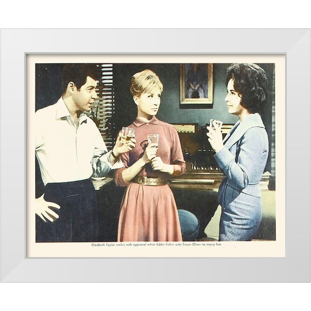 Hollywood Photo Archive 18x15 White Modern Wood Framed Museum Art Print ...