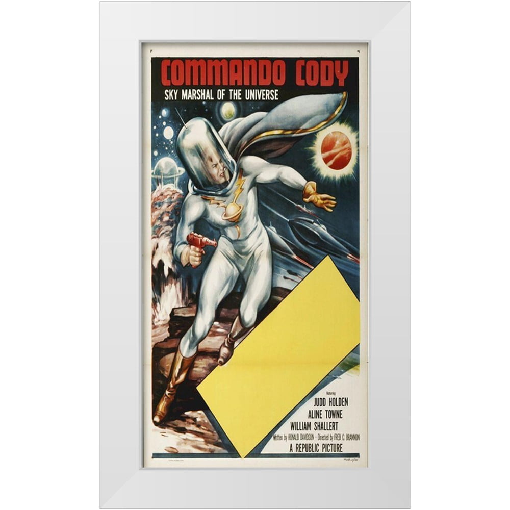 Hollywood Photo Archive 19x32 White Modern Wood Framed Museum Art Print Titled - Commando Cody ...