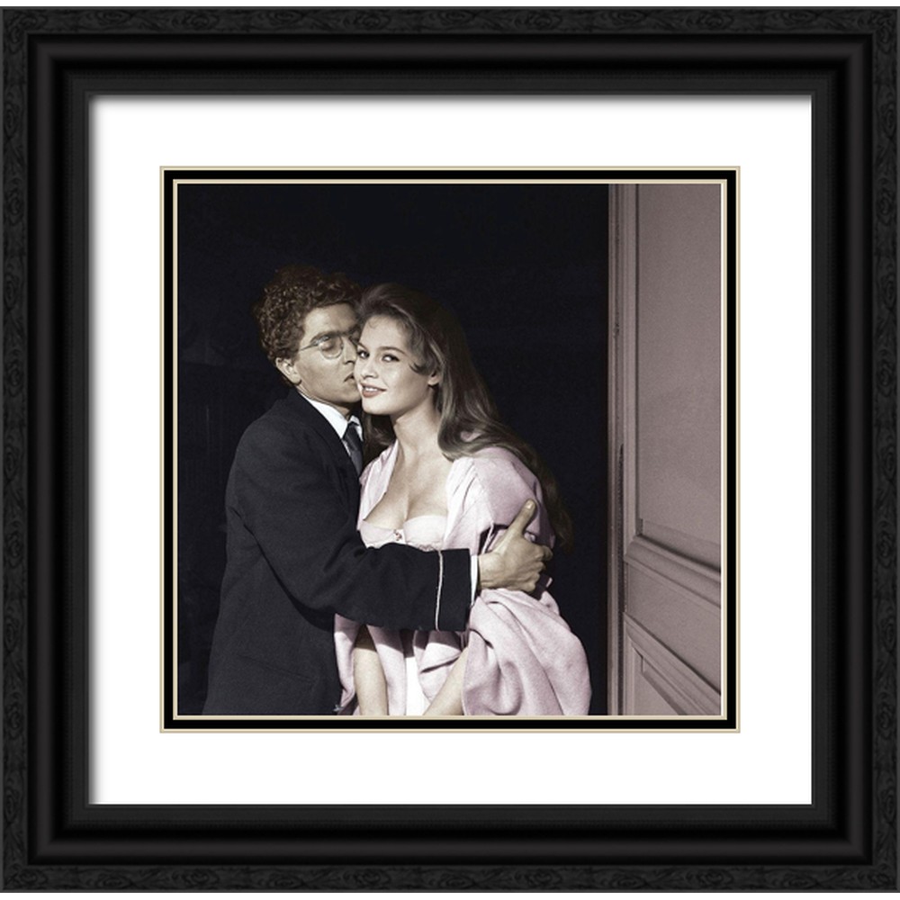 Hollywood Photo Archive 20x20 Black Ornate Wood Framed with Double Matting Museum Art Print ...