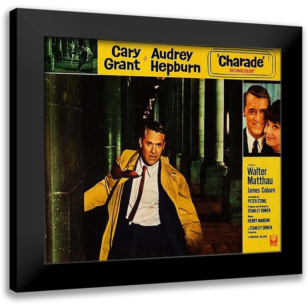 Hollywood Photo Archive 22x20 Black Modern Framed Museum Art Print Titled - Cary Grant - Charade ...