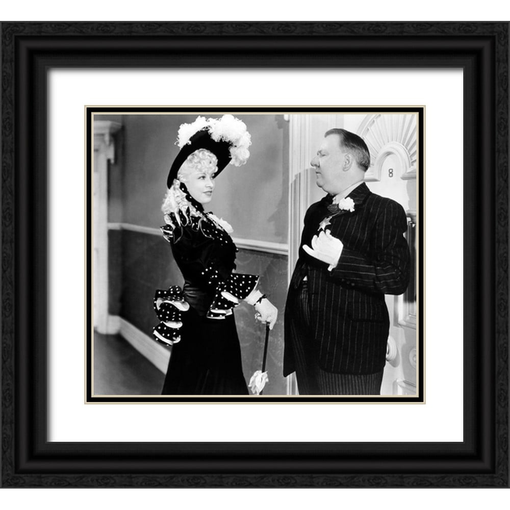 Hollywood Photo Archive 22x20 Black Ornate Wood Framed with Double Matting Museum Art Print ...