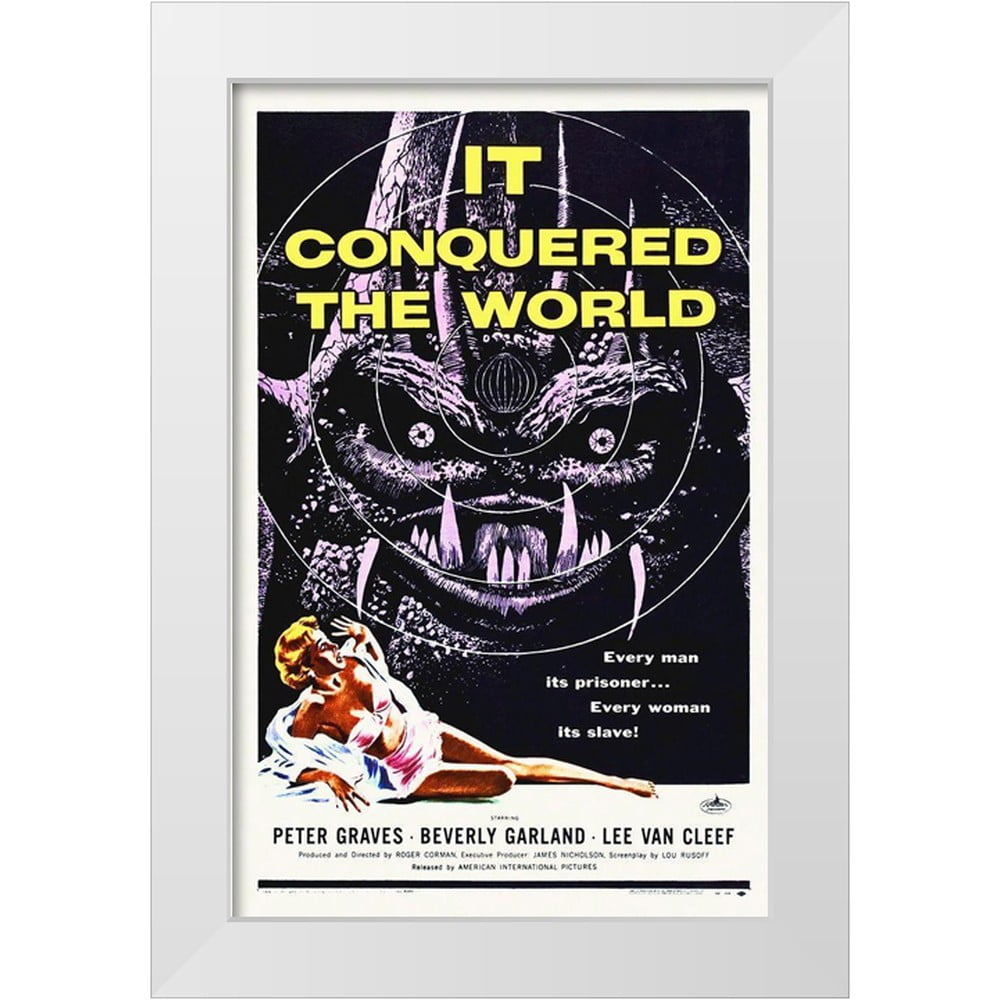 Hollywood Photo Archive 22x32 White Modern Wood Framed Museum Art Print ...