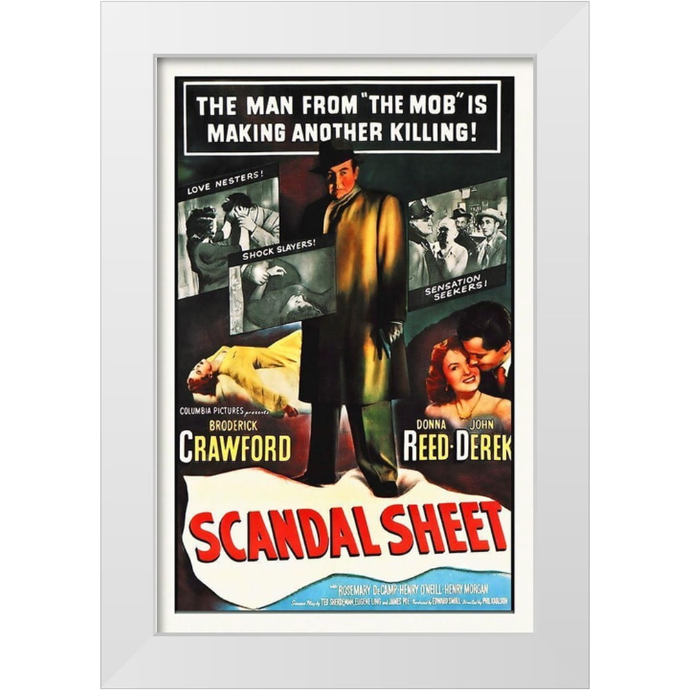 Hollywood Photo Archive 22x32 White Modern Wood Framed Museum Art Print Titled - Scandal Sheet ...