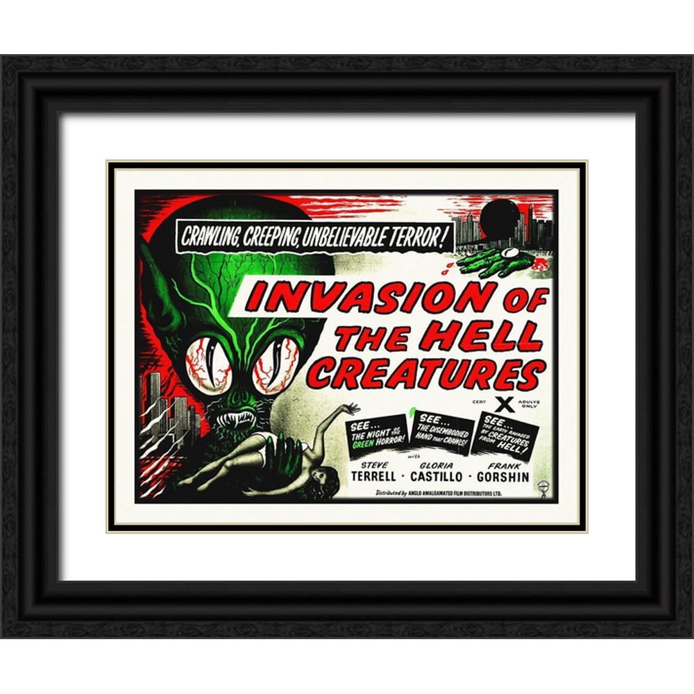 Hollywood Photo Archive 24x19 Black Ornate Wood Framed with Double ...