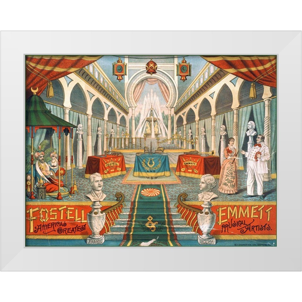 Hollywood Photo Archive 24x19 White Modern Wood Framed Museum Art Print ...