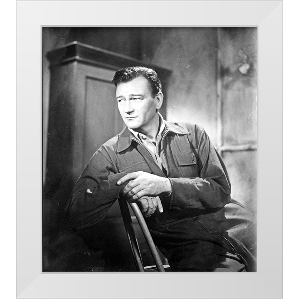 Hollywood Photo Archive 26x29 White Modern Wood Framed Museum Art Print ...