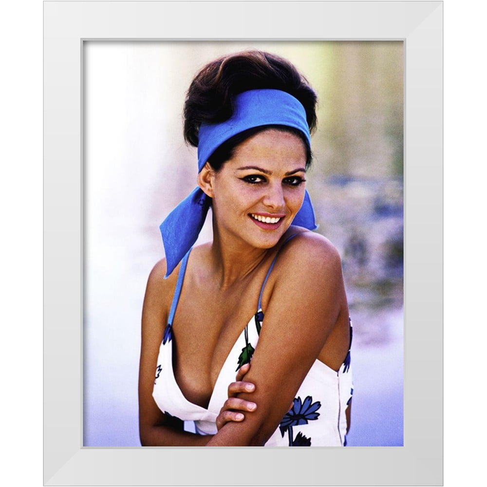 Hollywood Photo Archive 26x32 White Modern Wood Framed Museum Art Print Titled - Claudia ...