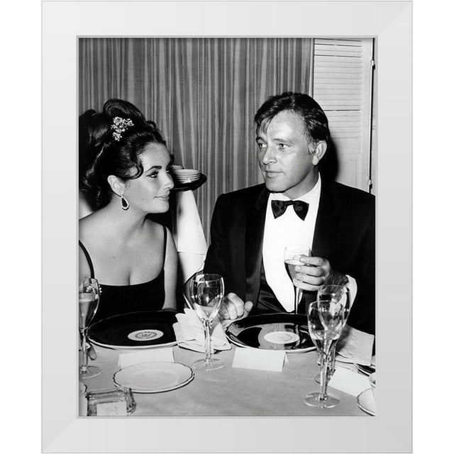 Hollywood Photo Archive 26x32 White Modern Wood Framed Museum Art Print Titled - Elizabeth ...