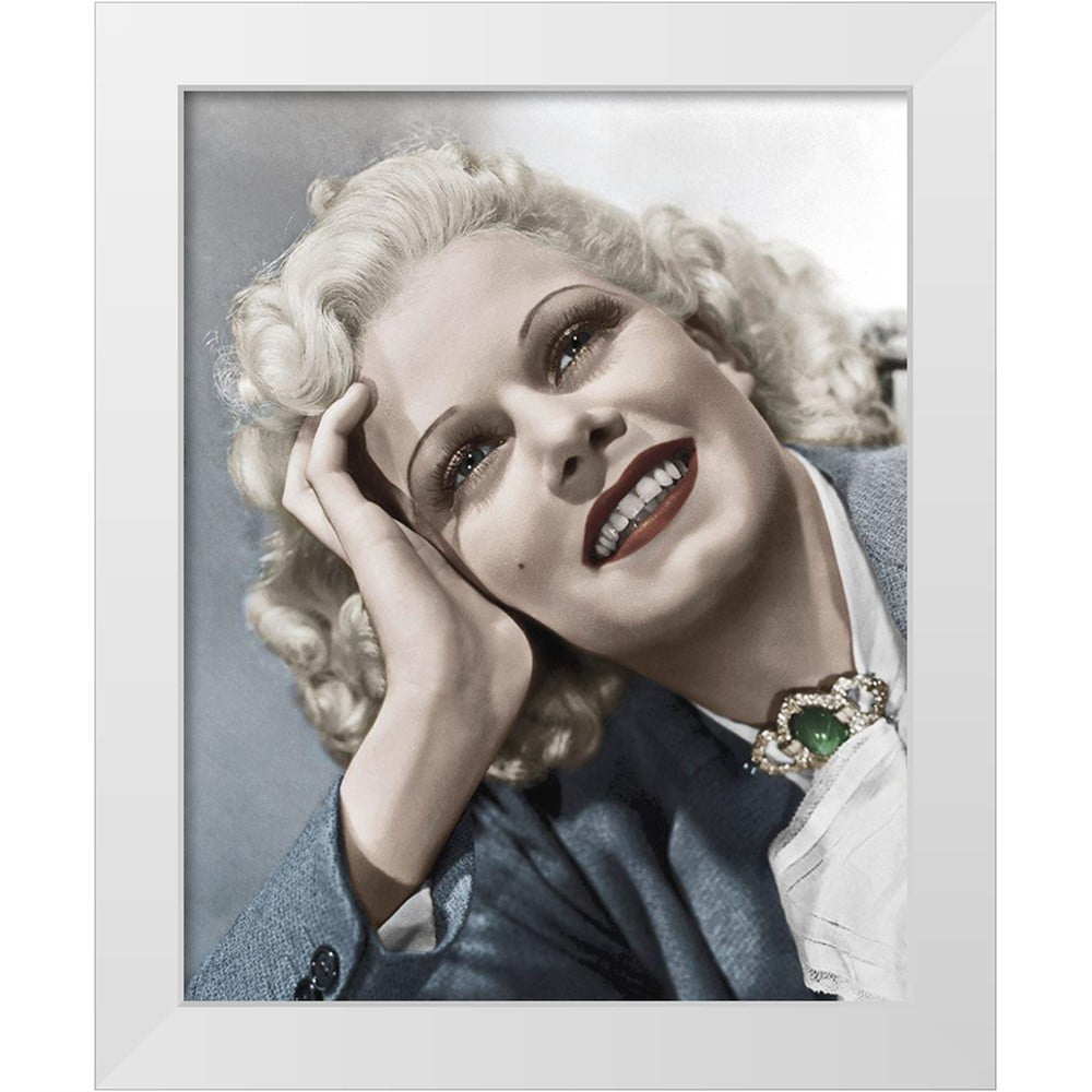 Hollywood Photo Archive 26x32 White Modern Wood Framed Museum Art Print Titled - Jean Harlow ...