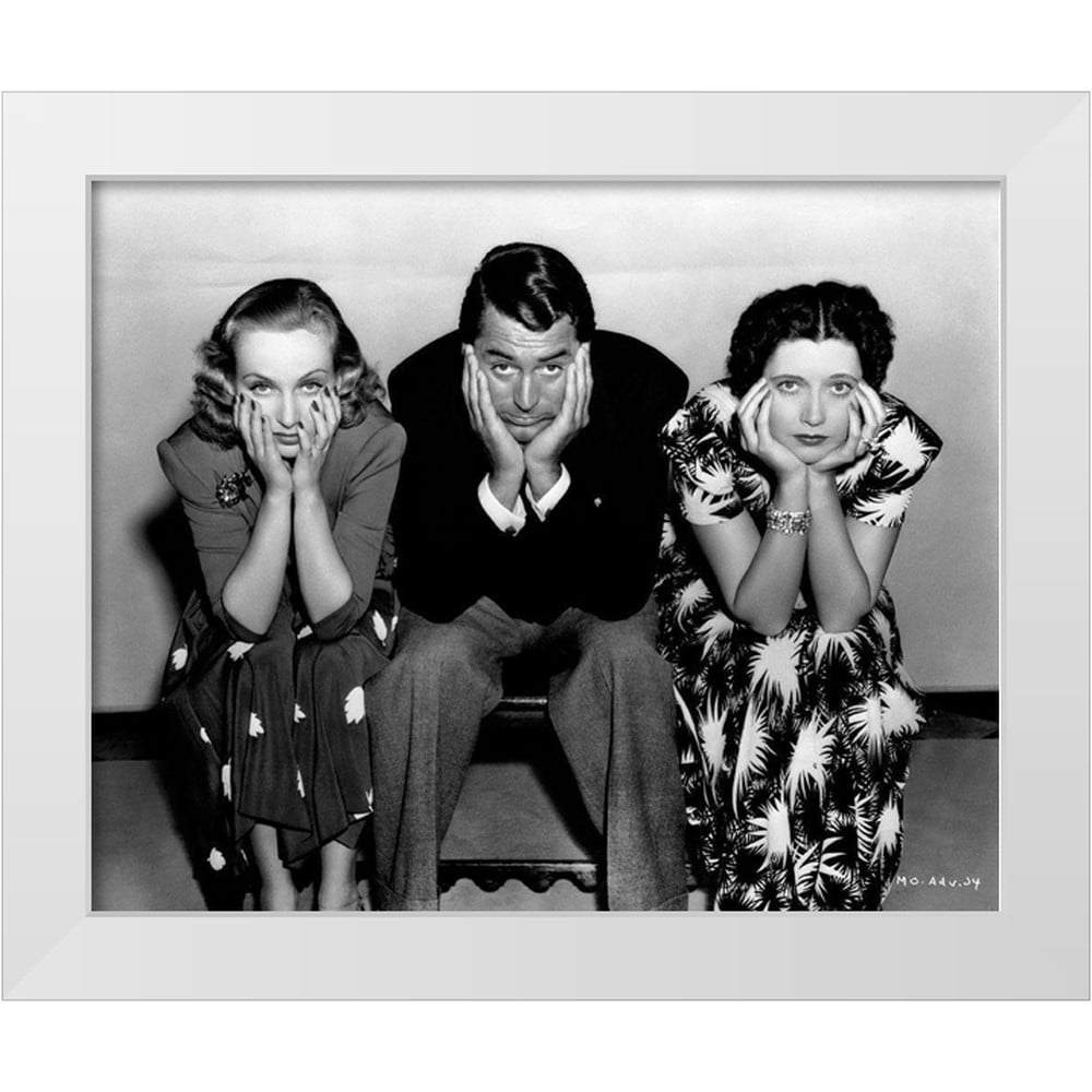 Hollywood Photo Archive 31x26 White Modern Wood Framed Museum Art Print ...