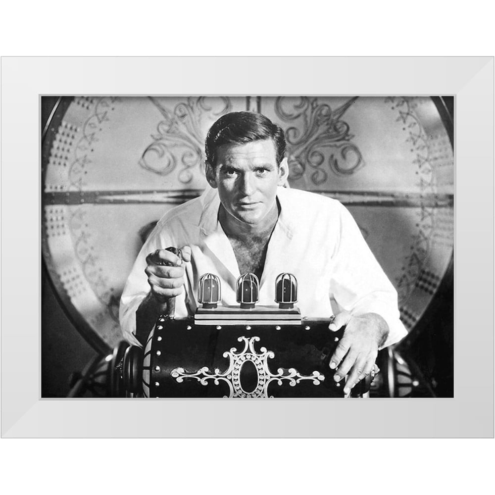 Hollywood Photo Archive 32x24 White Modern Wood Framed Museum Art Print ...