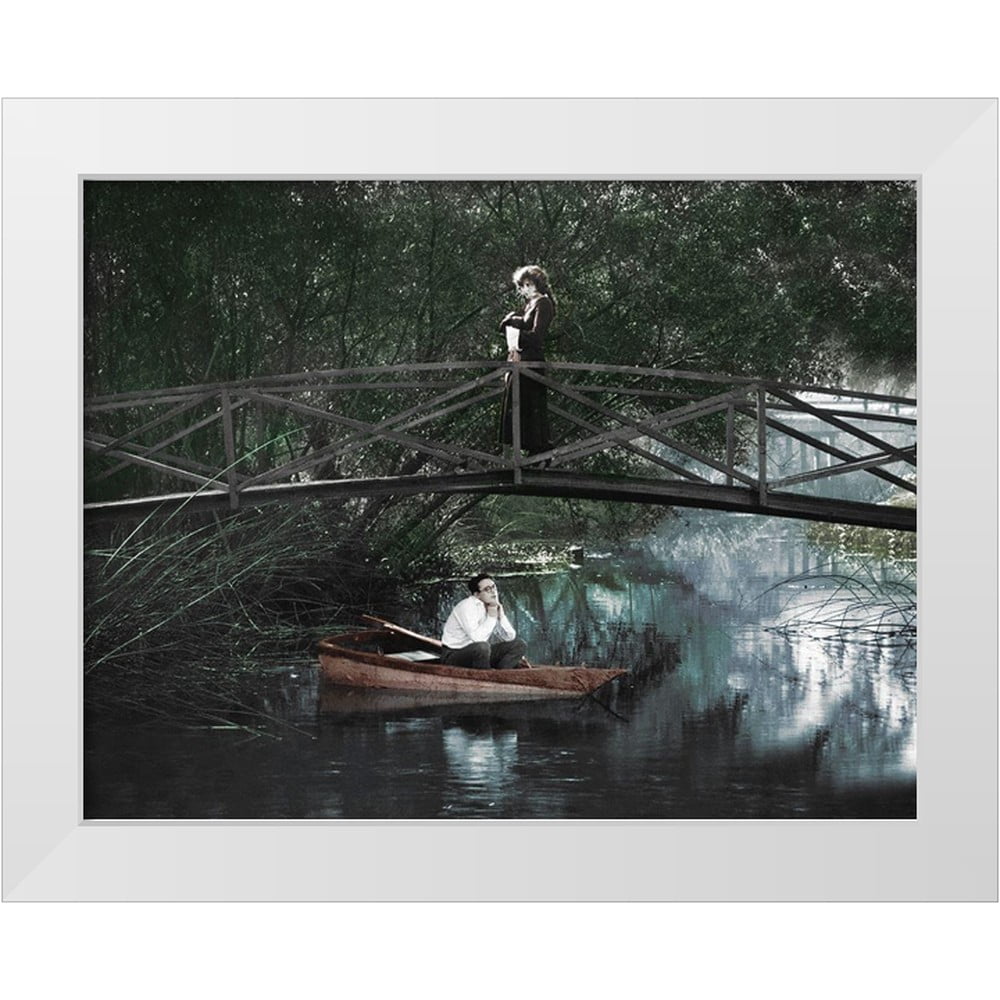 Hollywood Photo Archive 32x26 White Modern Wood Framed Museum Art Print ...