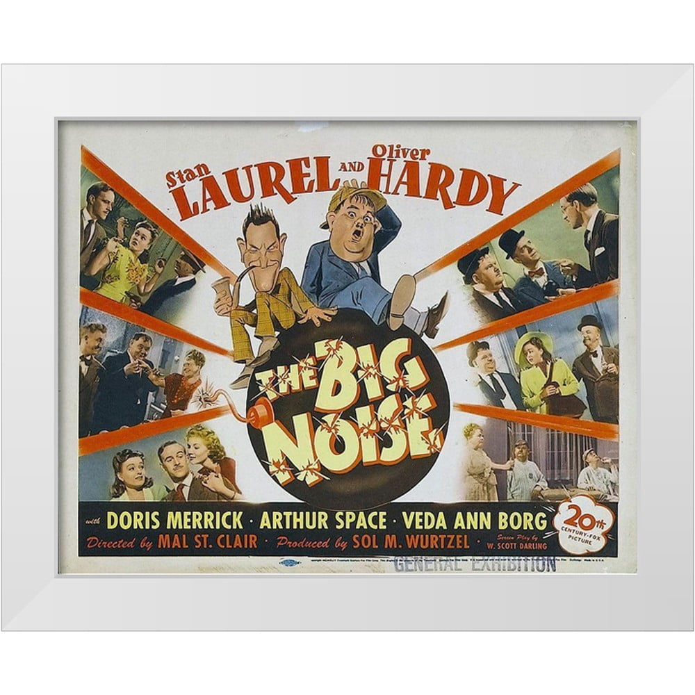 Hollywood Photo Archive 32x26 White Modern Wood Framed Museum Art Print ...