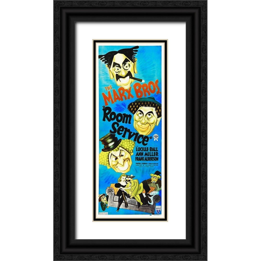 Hollywood Photo Archive 8x14 Black Ornate Wood Framed with Double ...