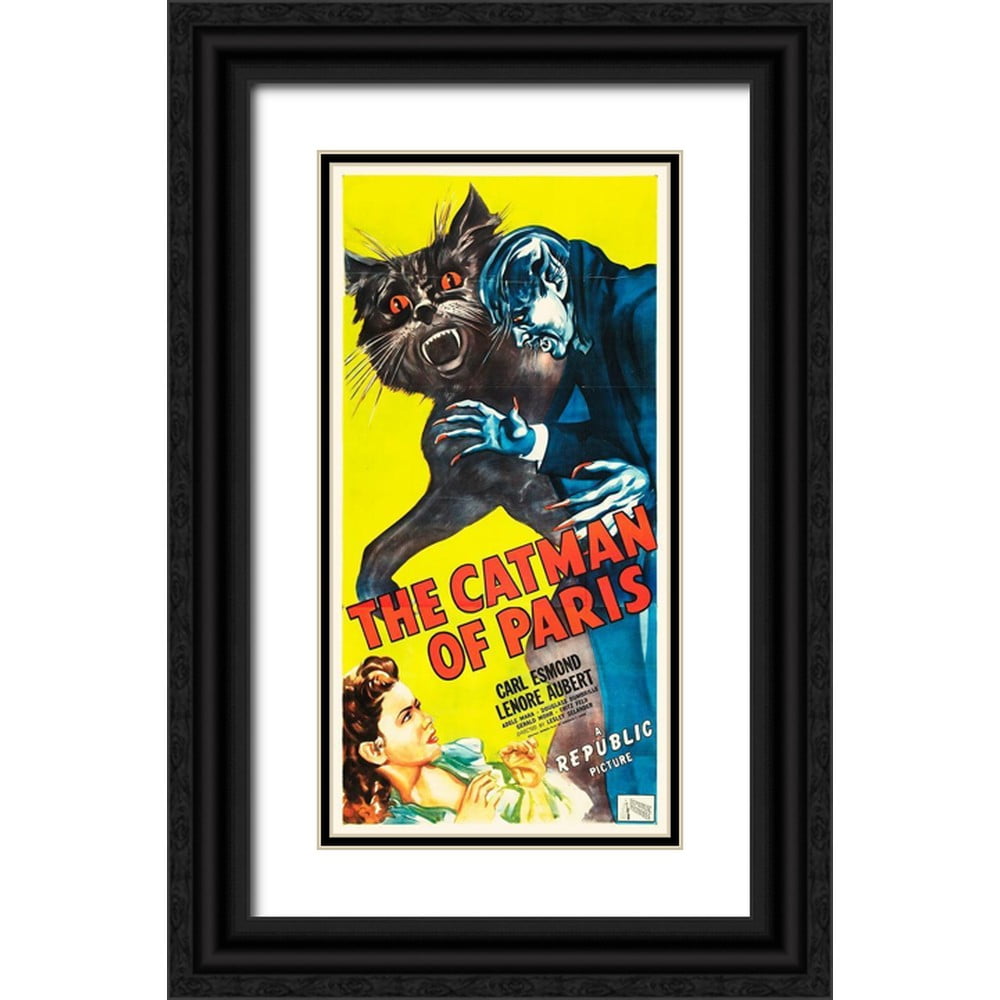 Hollywood Photo Archive 9x14 Black Ornate Wood Framed with Double ...