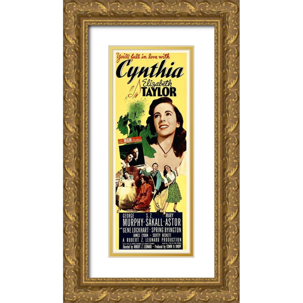 Hollywood Photo Archive 9x18 Gold Ornate Wood Framed with Double ...