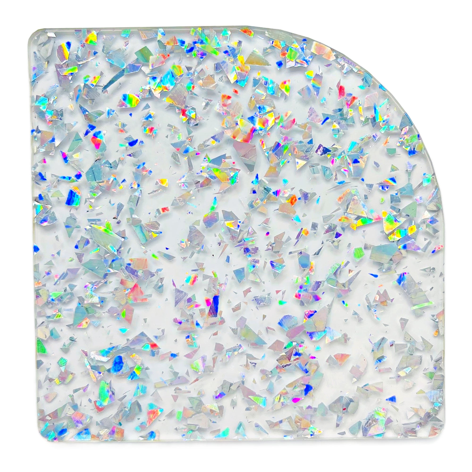 Hollywood Platinum Glitter Cast Acrylic Sheet - Walmart.com