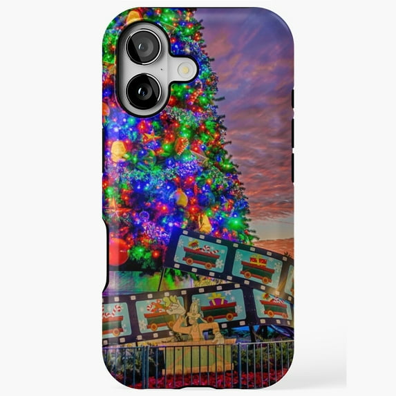 Hollywood Studios Christmas Tree Festive Park Scene Case with iPhone 17 ...