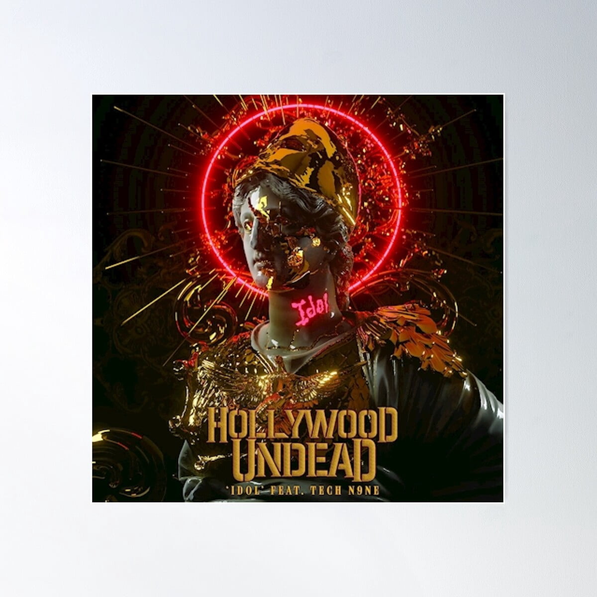 Hollywood Undead And Tech N9Ne - Idol Poster Wall Art, Modern Wall ...