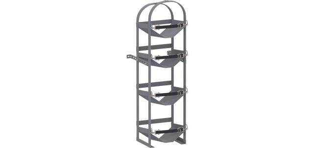 Holman 40101 Van Refrigerant Tank Rack- 4 Tier - Walmart.com