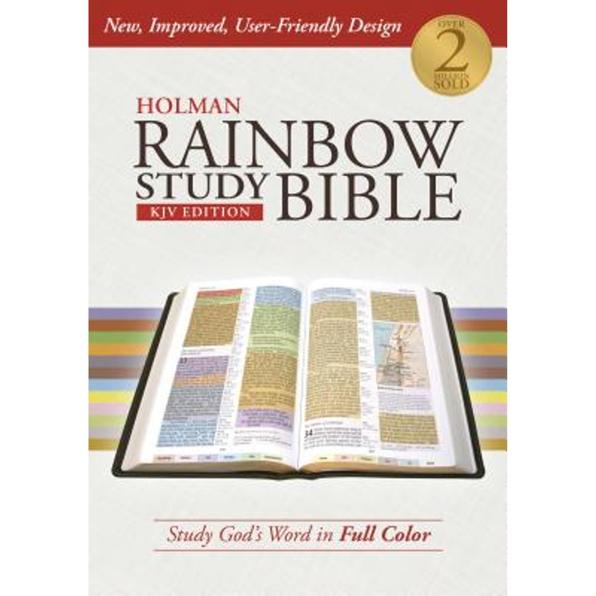 Pre-Owned Holman Rainbow Study Bible-KJV (Hardcover) by Holman Bible ...