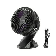 Holmes Heritage Small Indoor 4-Inch Metal USB Desk Fan, Brushed Copper ...