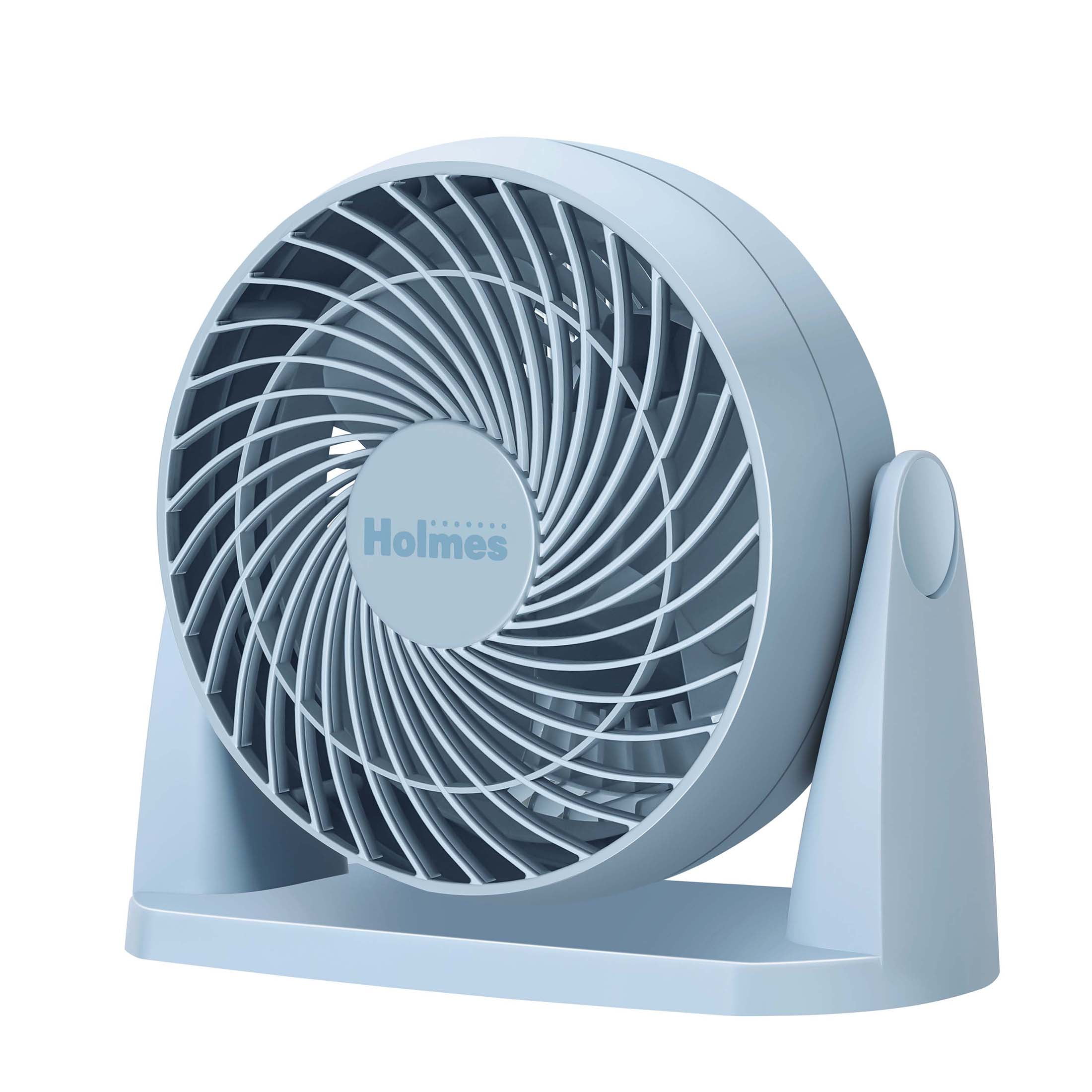Holmes Air Circulator, 10.8 inch Table Fan, 3 Speeds, 90° Adjustable ...