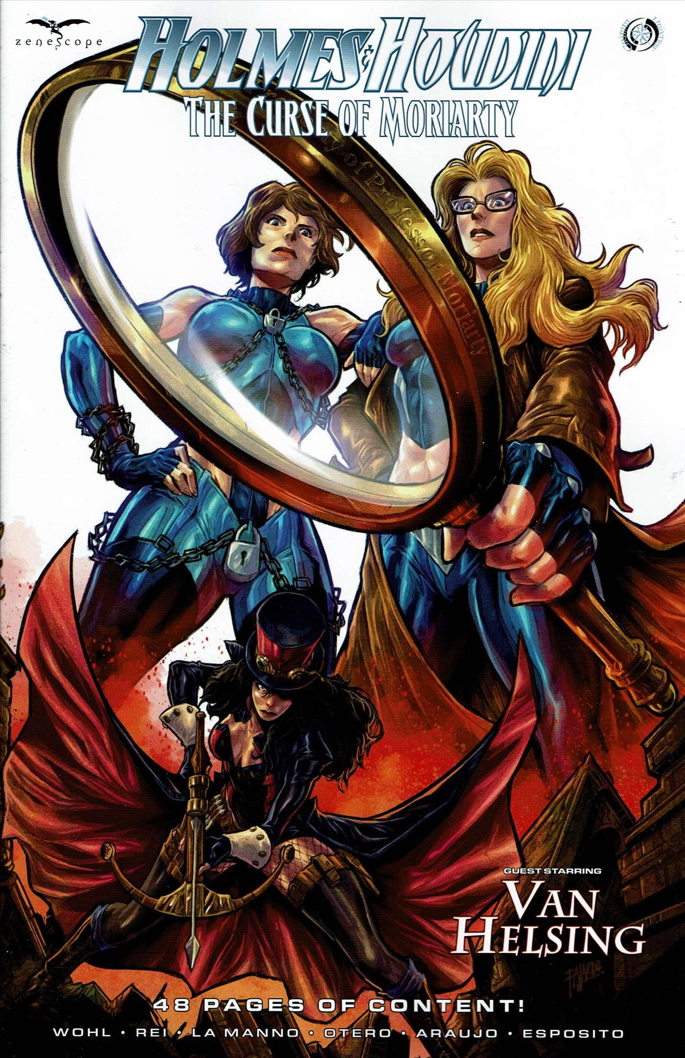 Holmes And Houdini: The Curse of Moriarty #1A VF ; Zenescope Comic Book ...