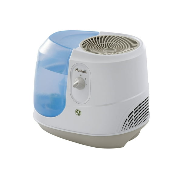 Holmes Cool Mist Humidifier for Small Rooms, White - Walmart.com