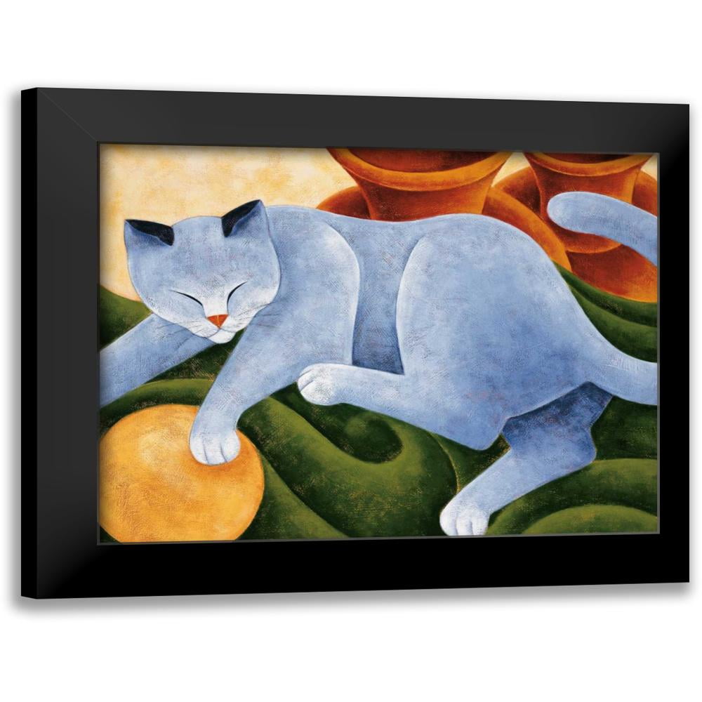 Holmes, Kate 14x12 Black Modern Framed Museum Art Print Titled - Cats ...