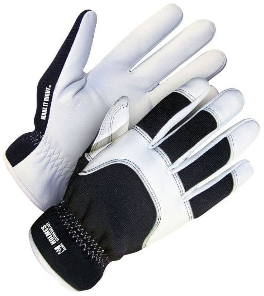 Holmes Workwear 16-9-2005-XXL Goatskin Mechanics Lined Work Glove XX ...