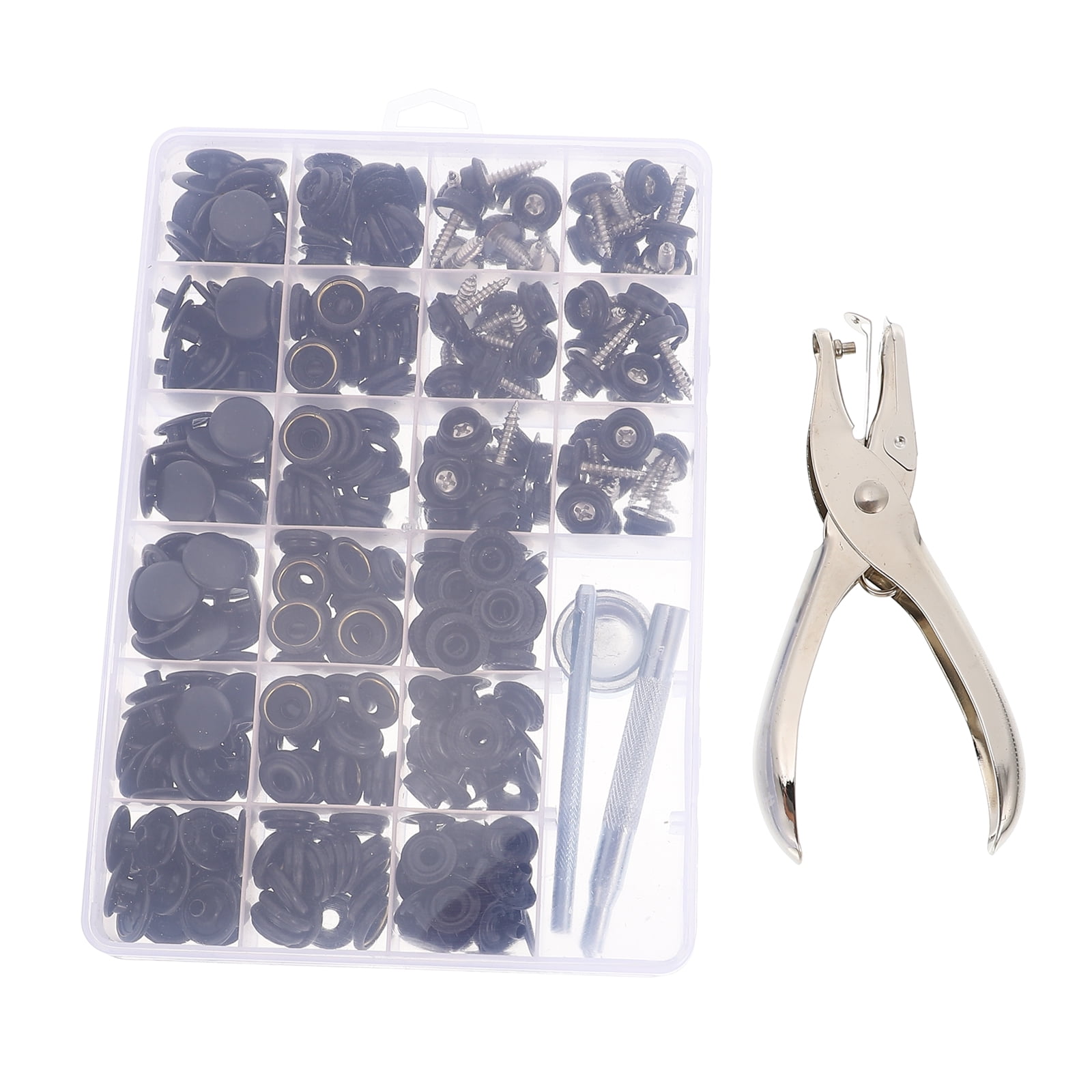 Holnitens Metal Snaps Kit Clothing Furniture Fastener Canvas Quick ...