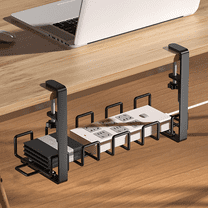 Wire Tray Desk Cable Organizer - 32" Open Slot Raceway by Edison Supply ...