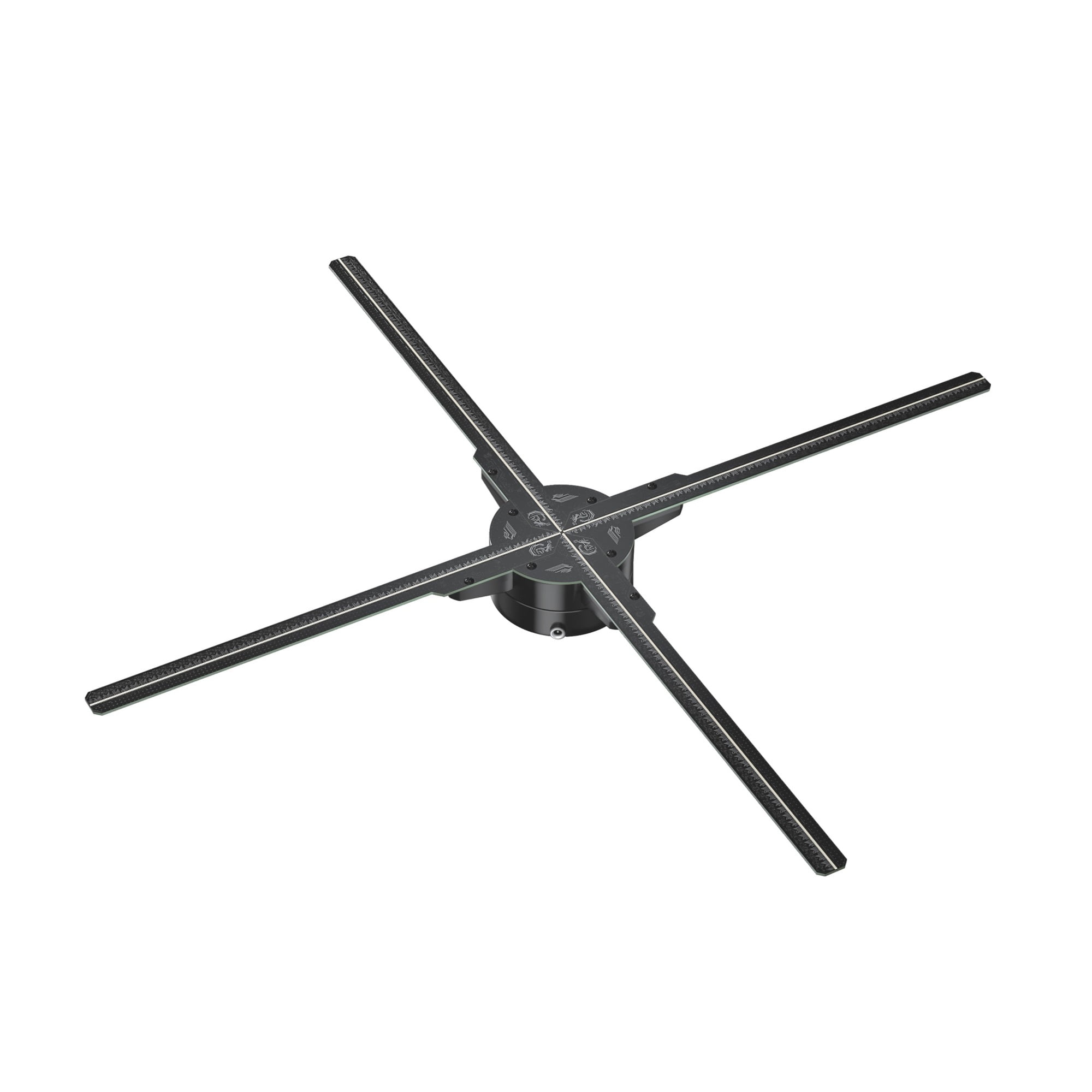 Hologram HD Advertising Machine Logo COOL Holographic 3D Fan LED ...